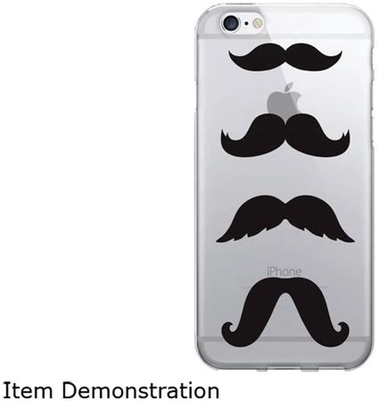 OTM Prints Clear Phone Case, Mustache - iPhone 7/7S - Newegg.com