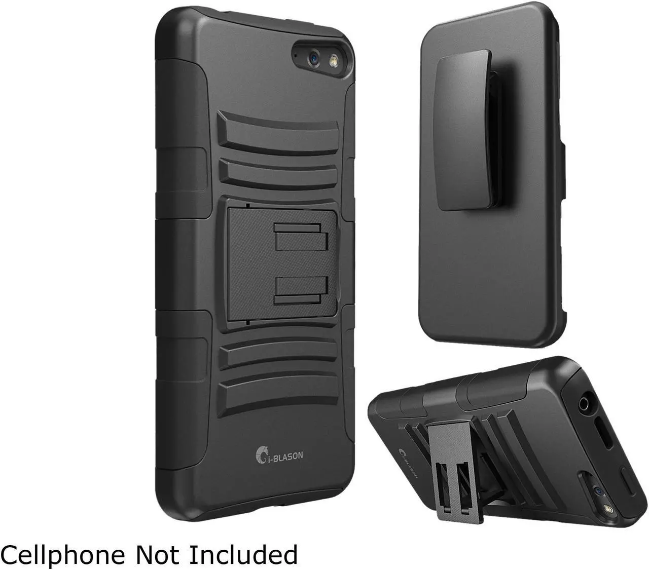 i-Blason Black Amazon Fire Phone Case - Prime Series Dual Layer Holster ...