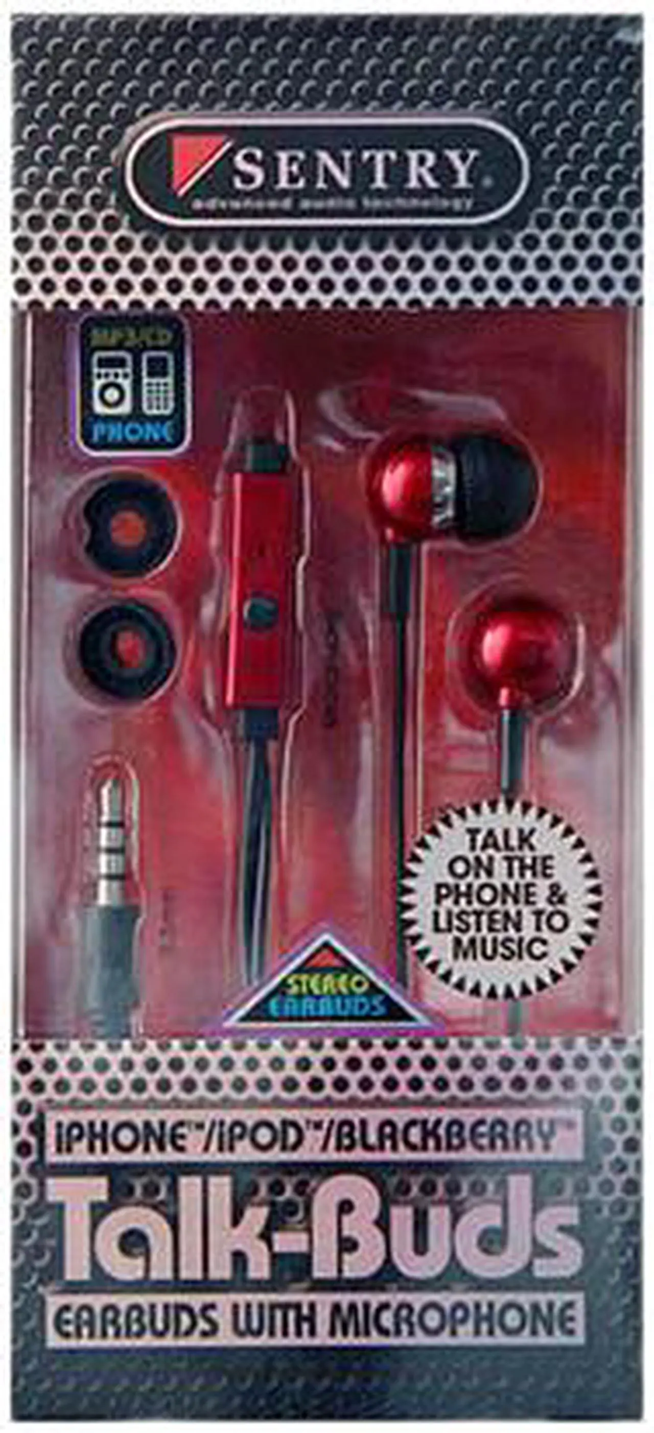 Sentry Red 3.5mm Cell Phone and Music Ear Buds HM204 - Newegg.com