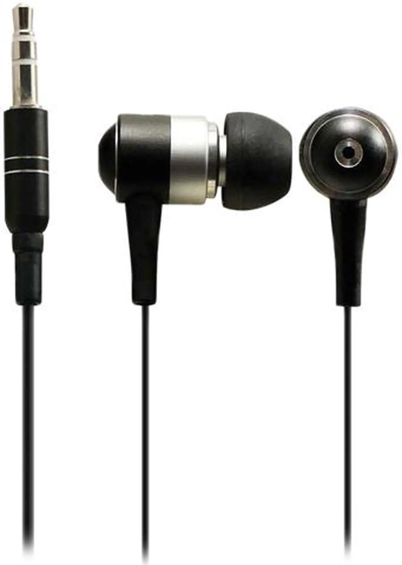Sentry Black 3.5mm Metalix In-Earbuds with Case HO481 - Newegg.com