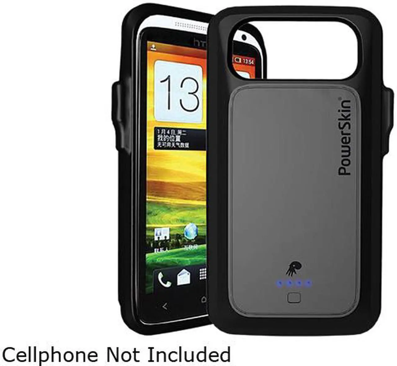 Open Box: Xpal Power Black 1500 mAh PowerSkin Battery Case for HTC One ...