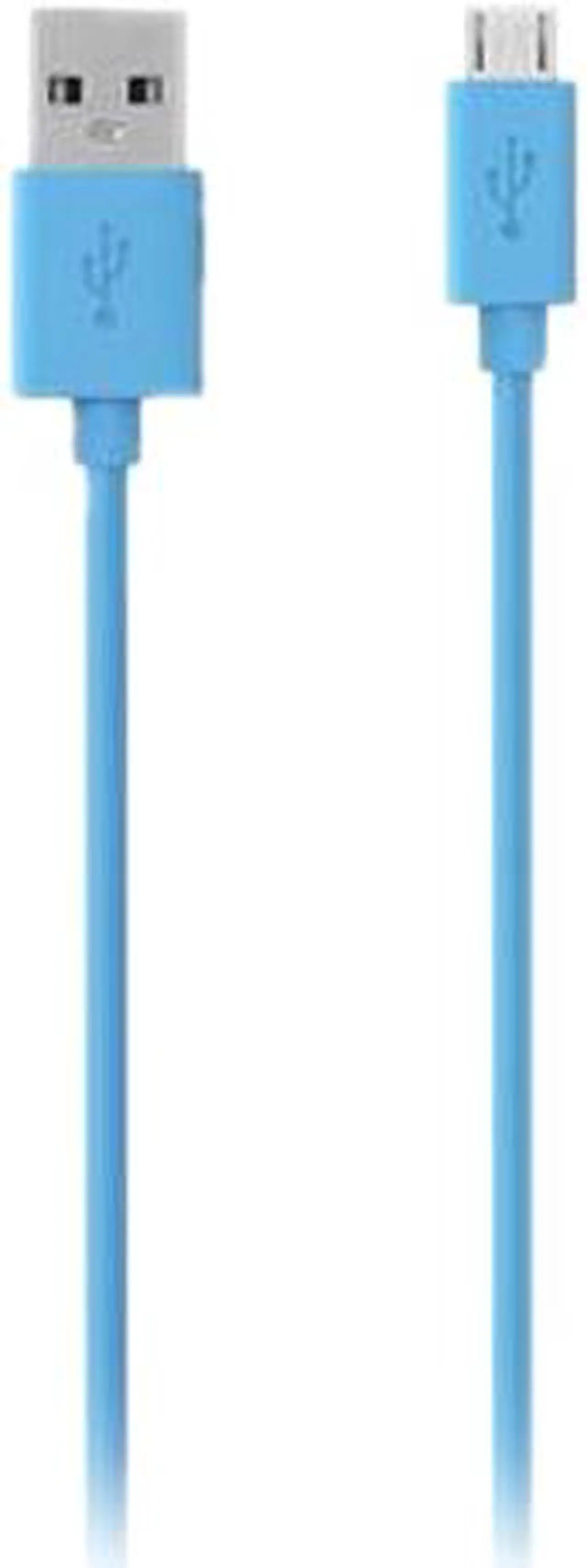 BELKIN F2CU012bt04-BLU Blue Micro USB to USB ChargeSync Cable - Newegg.com