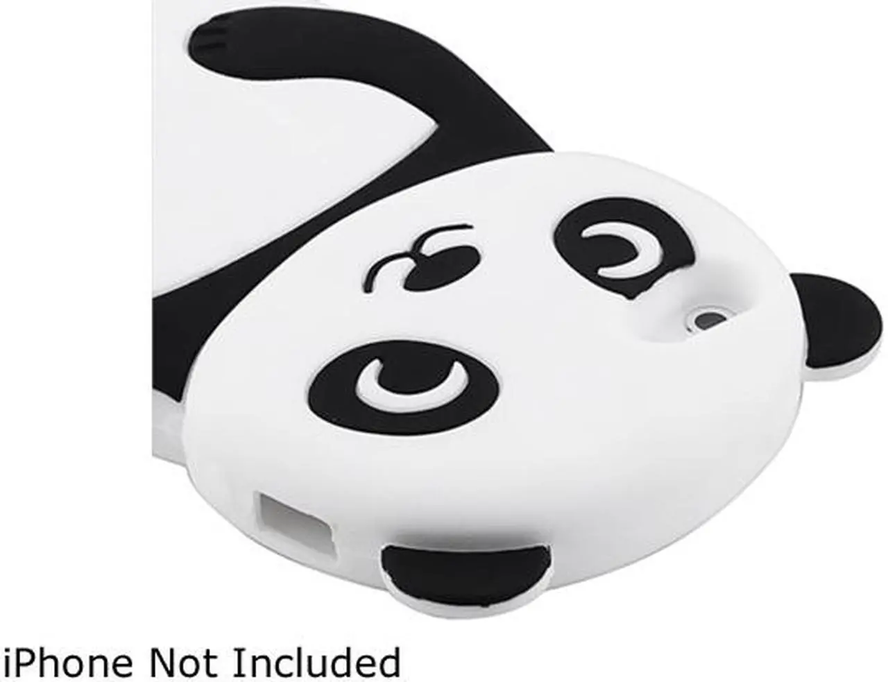 Insten Black / White Panda Silicone Case For iPhone 5 823696 - Newegg.com