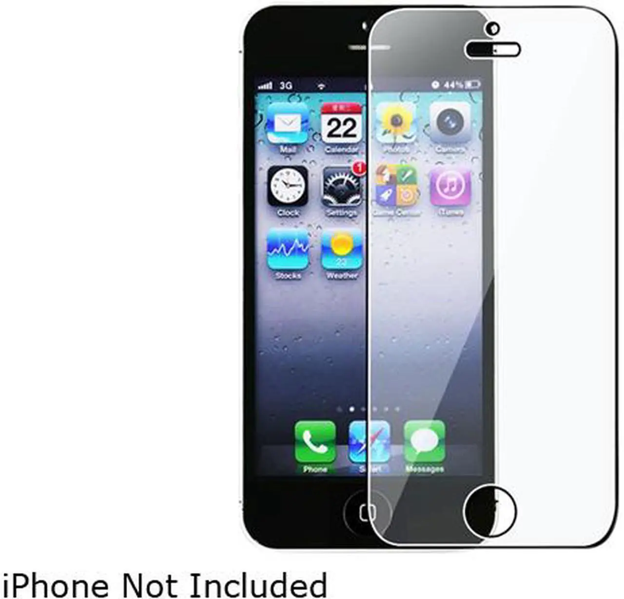 Insten 1X Reusable Screen Protector For iPhone 5 739008 - Newegg.com
