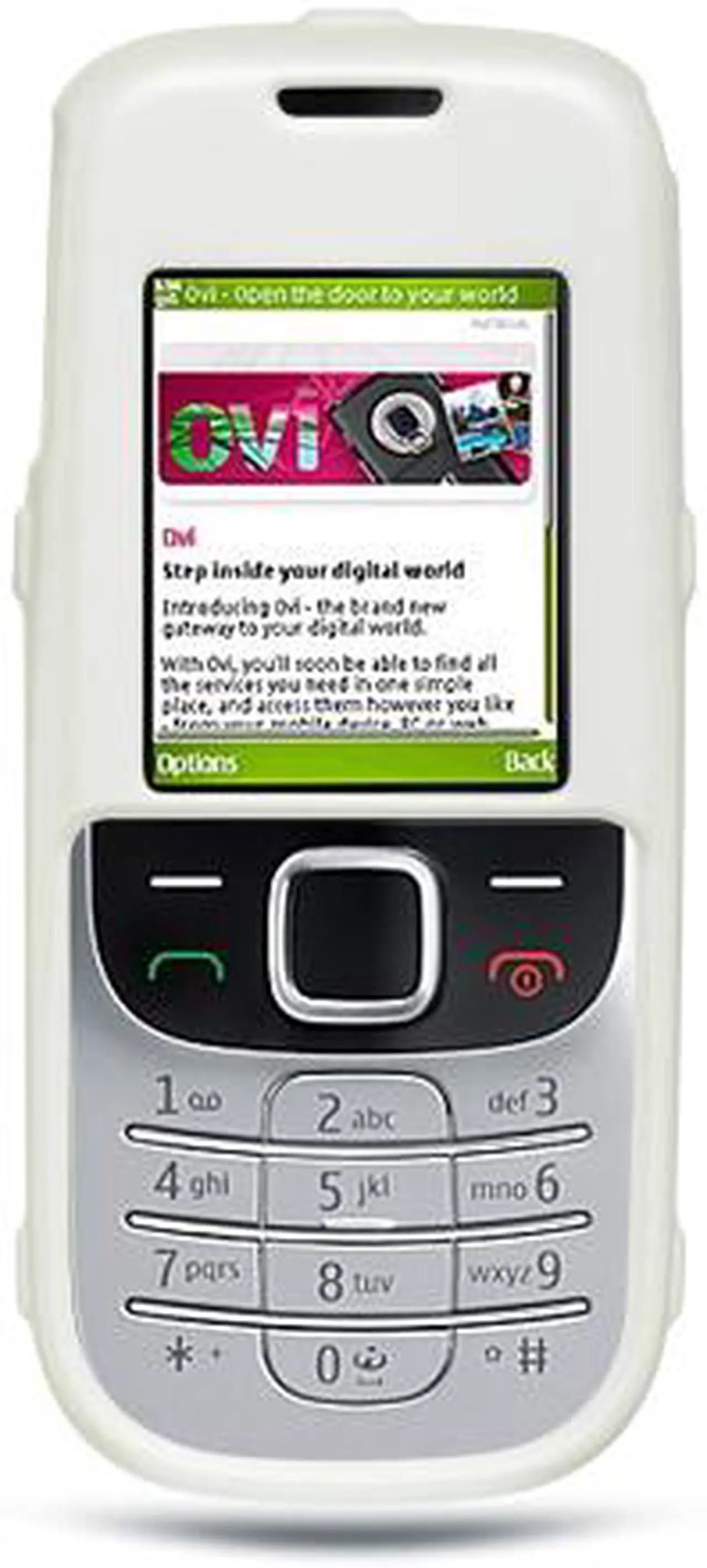 Nokia 2330 Classic White Crystal Case - Newegg.com