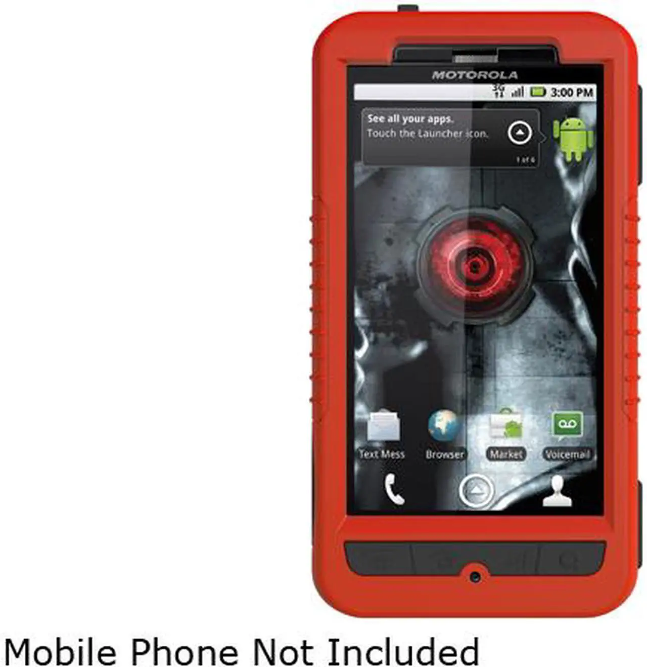 Trident Cyclops II Red Case for Motorola Droid X/Droid X2/Milestone X ...