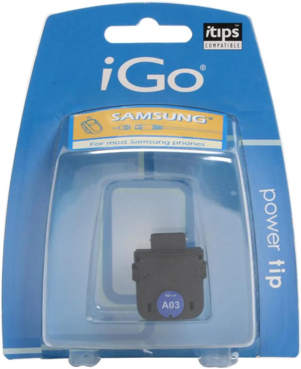 iGo Black Mobility Electronics Power Tip For SAMSUNG Cellphone A03 ...