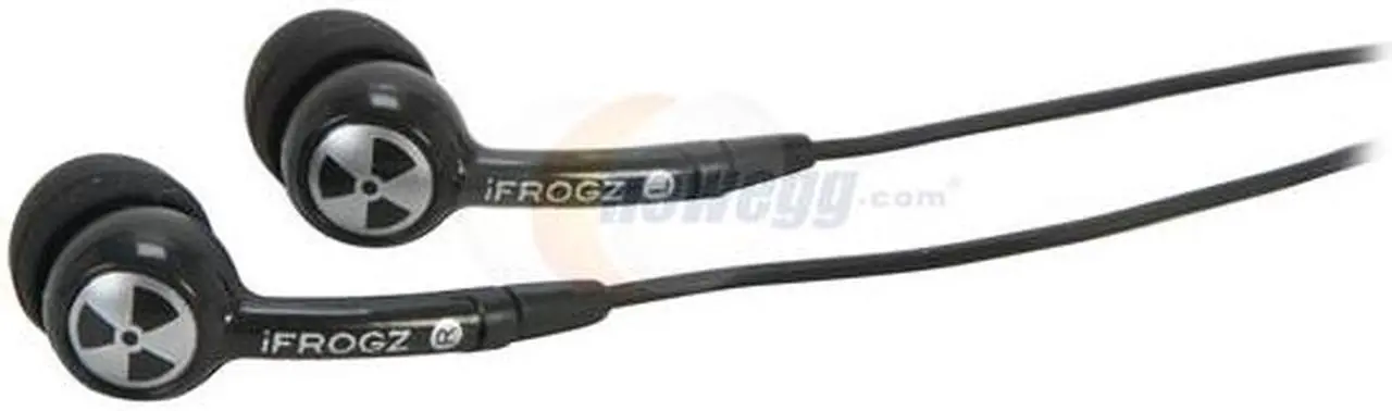 ifrogz Black EarPollution Plugz with Mic EPD33-MIC - Newegg.com