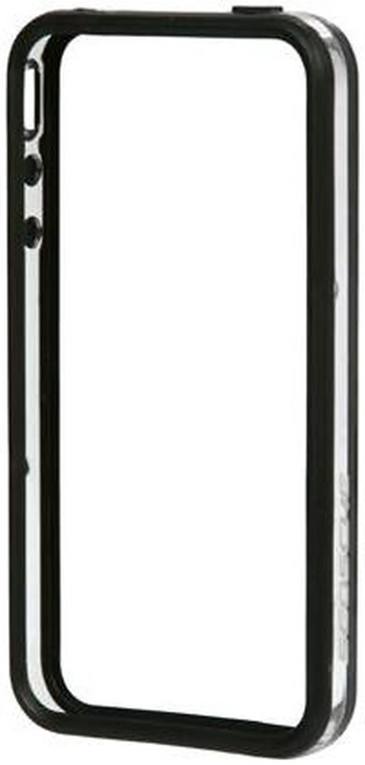 SCOSCHE Clear Black Polycarbonate & Rubber Edge Case for iPhone 4 ...