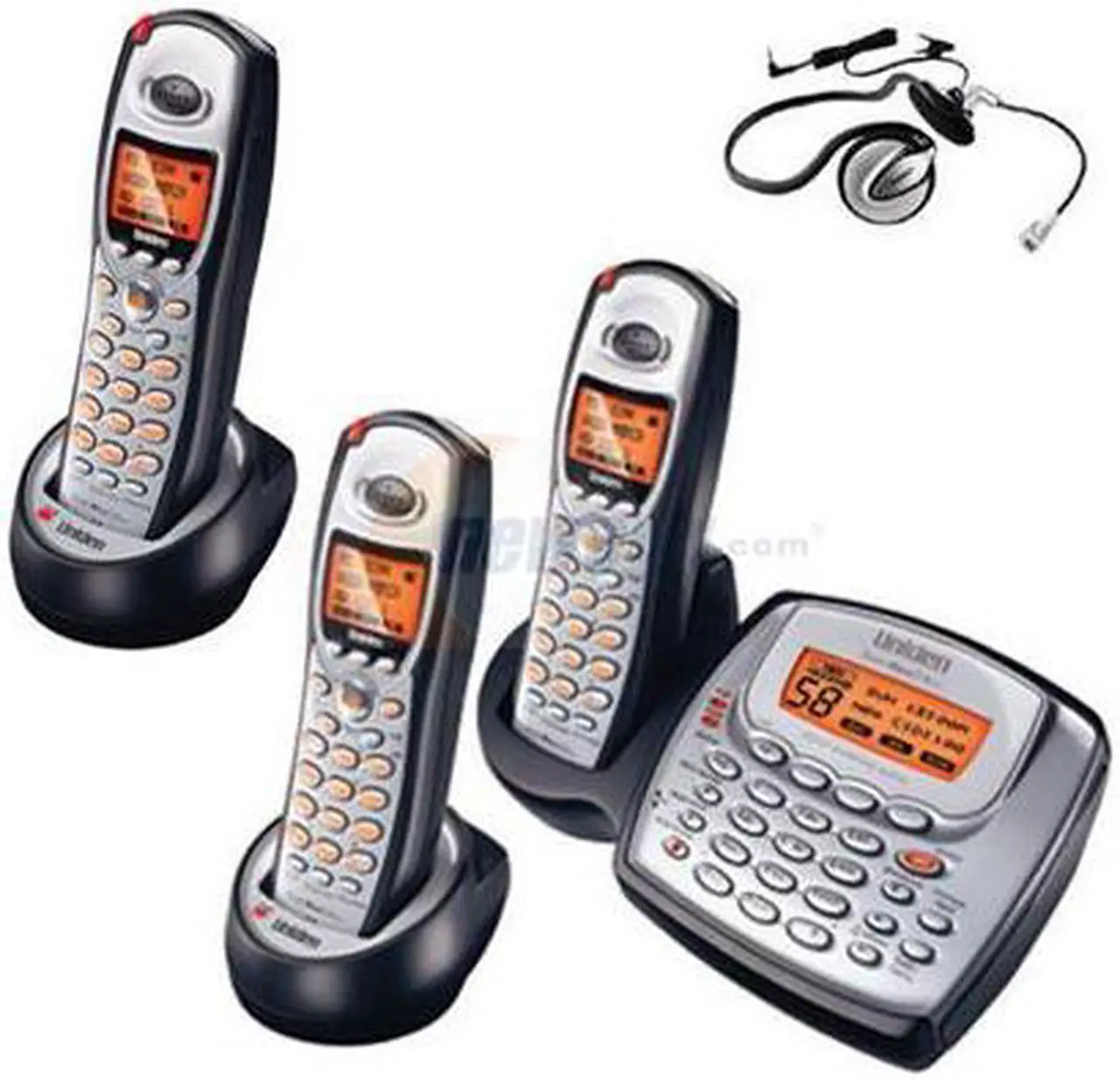 Uniden TRU8885-3HS 5.8 GHz Digital Cordless Phone - Newegg.com