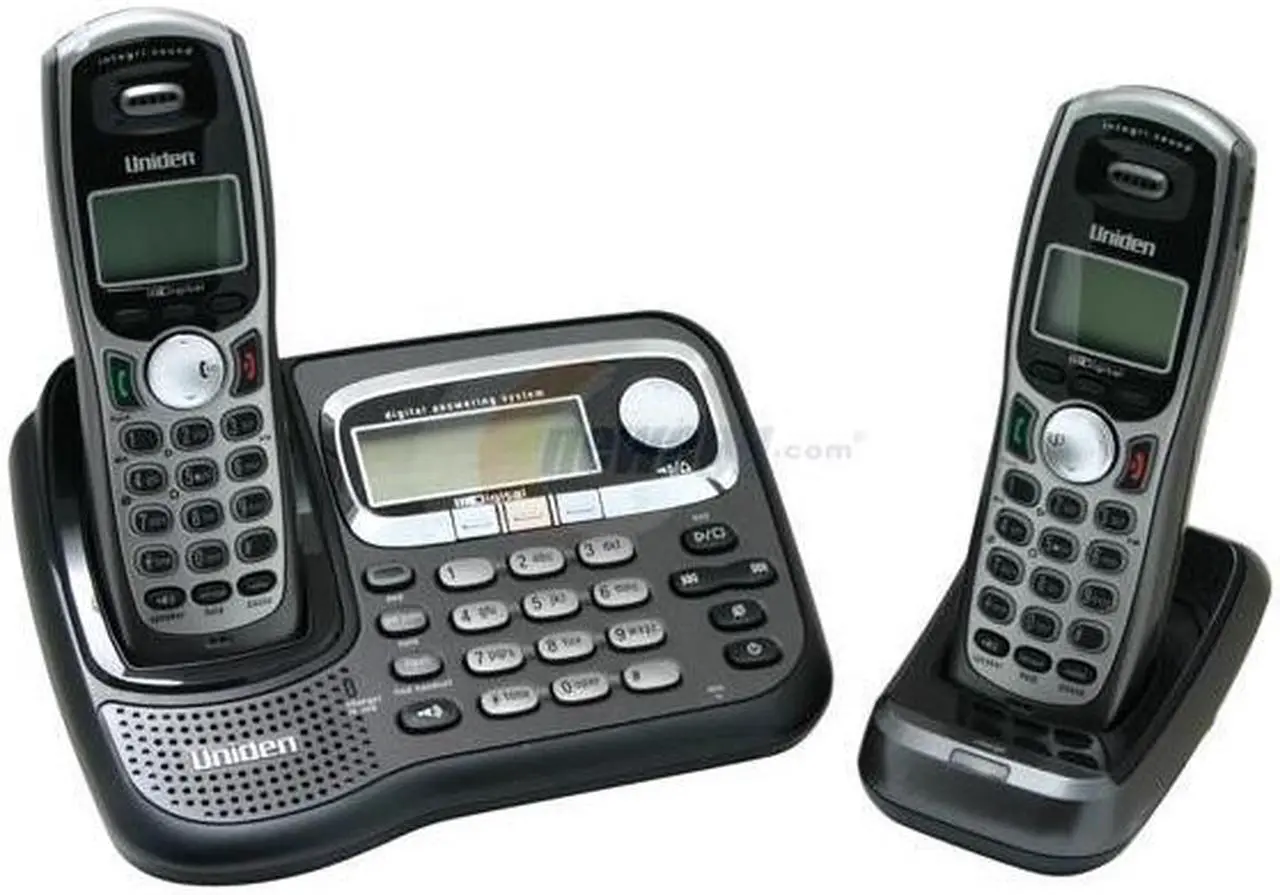 Uniden TRU9485-2 5.8 GHz Digital 2X Handsets Cordless Phone - Newegg.com