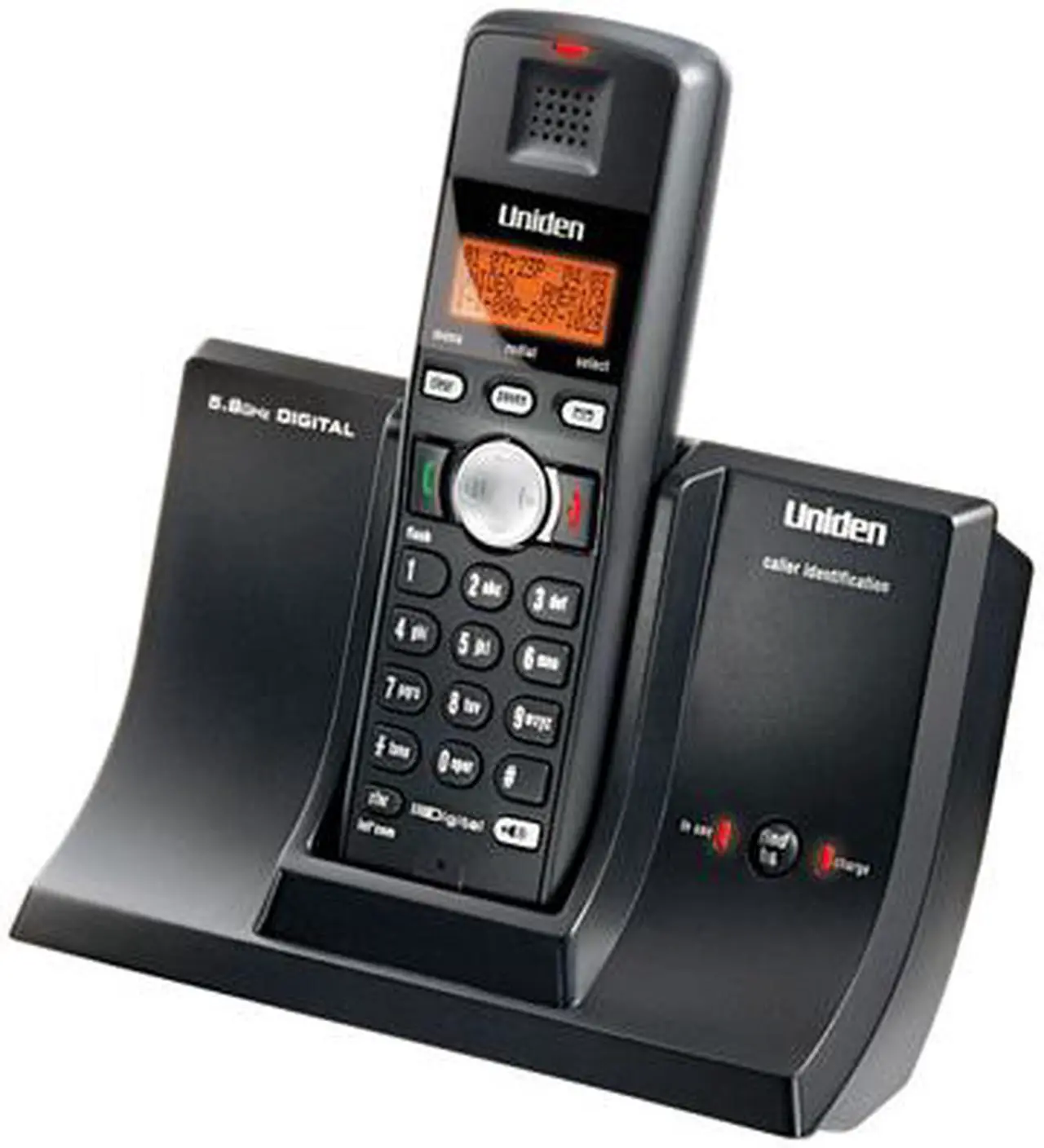 Uniden TRU-9260 5.8 GHz Digital FHSS 1X Handsets Cordless phones ...