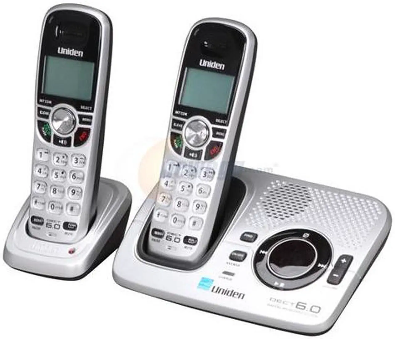 Refurbished: Uniden DECT1580-2 1.9 GHz Digital DECT 6.0 2X Handsets ...