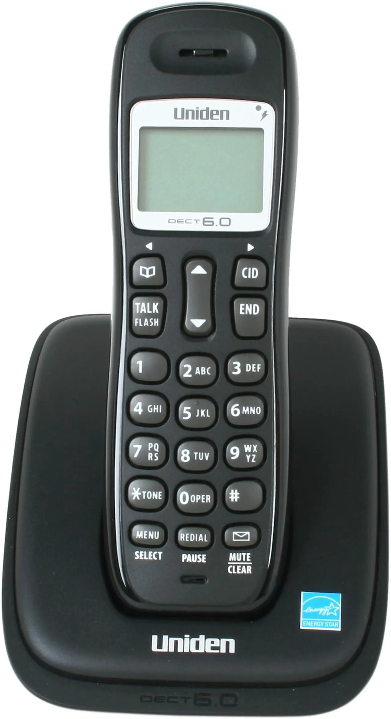 Uniden DECT1363 1.9 GHz Digital DECT 6.0 1X Handsets Cordless Phones ...