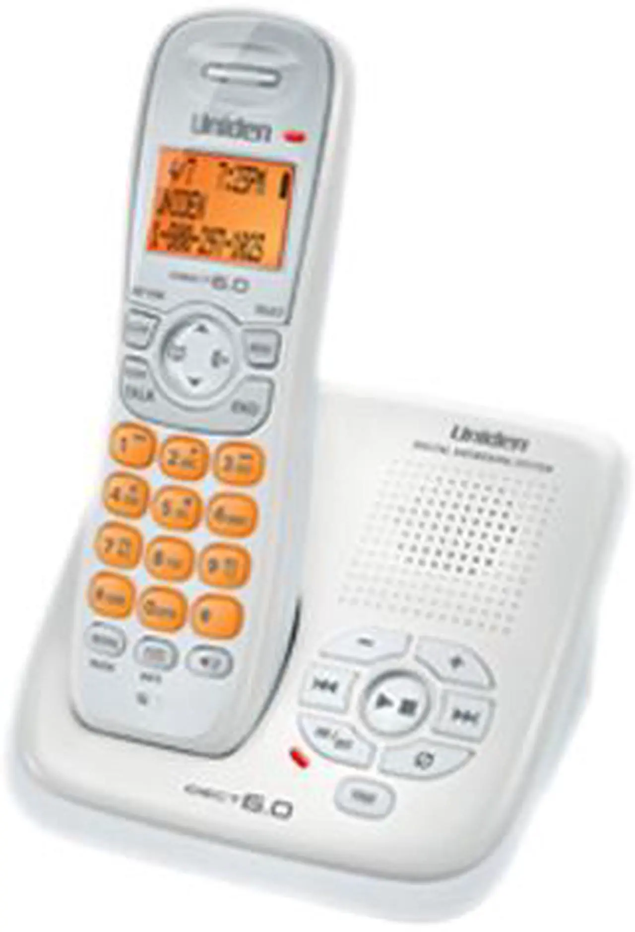 Uniden DECT1480-6C 1.9 GHz Digital DECT 6.0 6X Handsets Cordless Phones ...