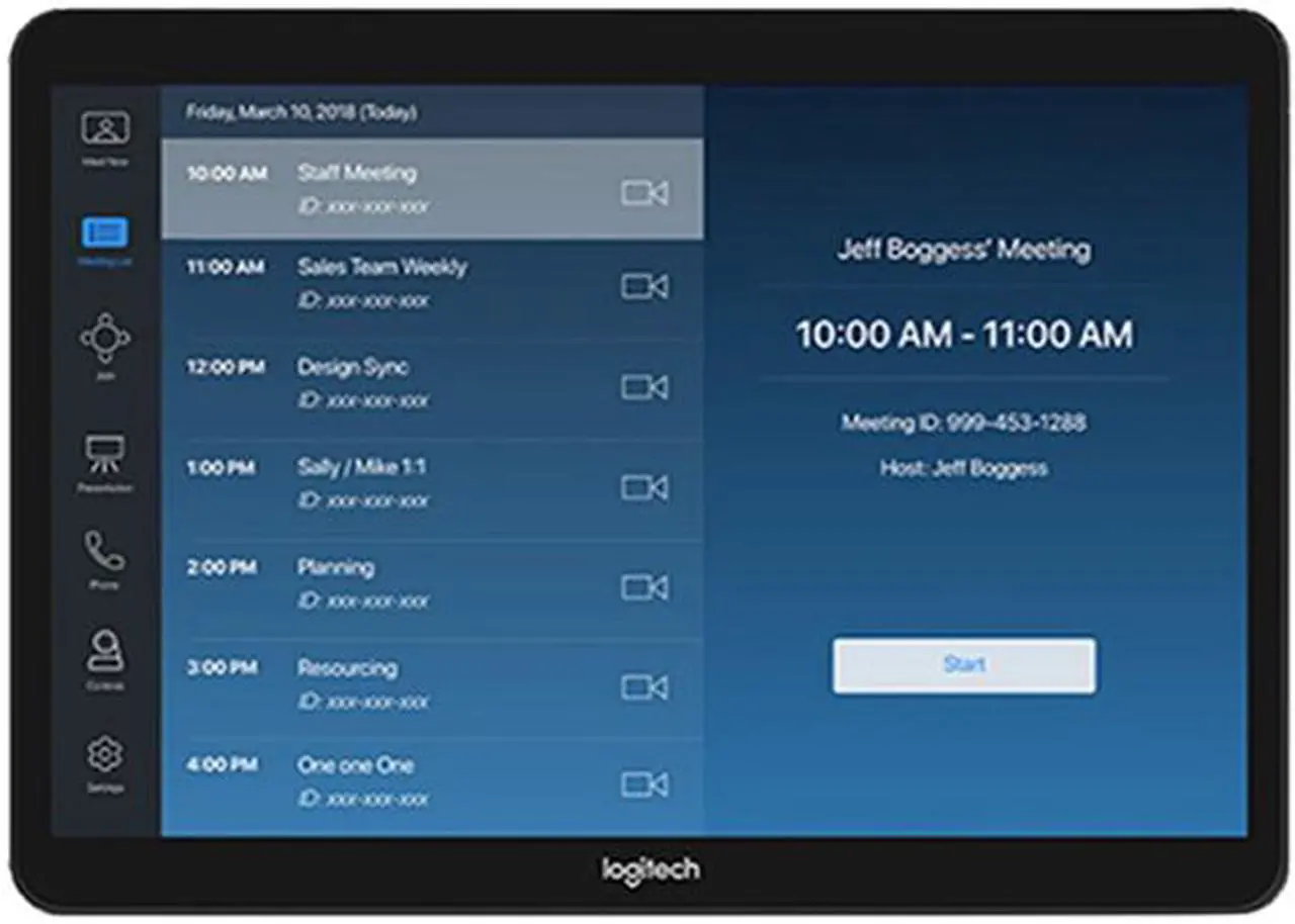Logitech Tap IP Video Conferencing Solution Base Kit for Zoom Rooms ...