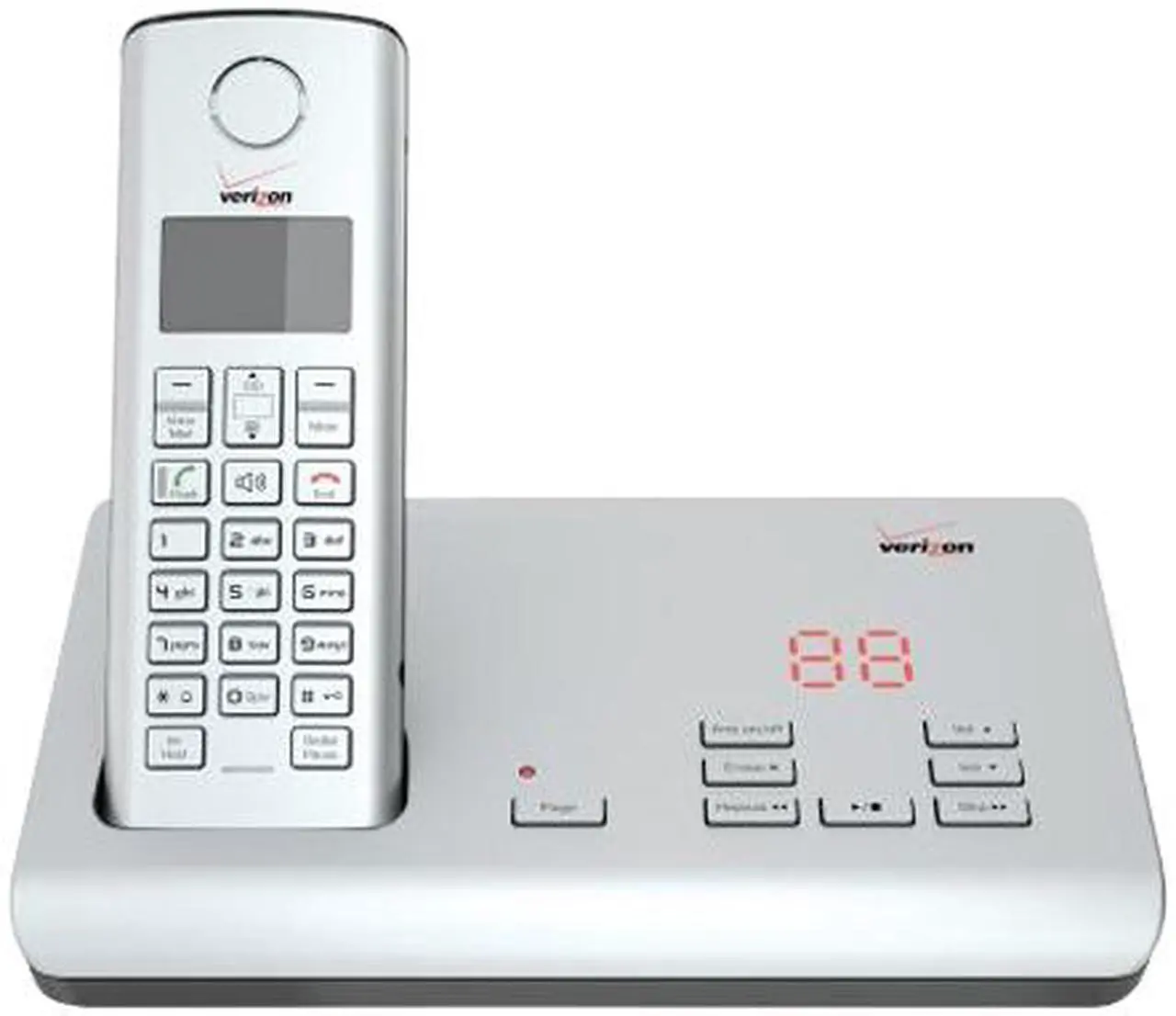 Verizon V100AM-1 1.9 GHz Digital DECT 6.0 1X Handsets Cordless Phone ...