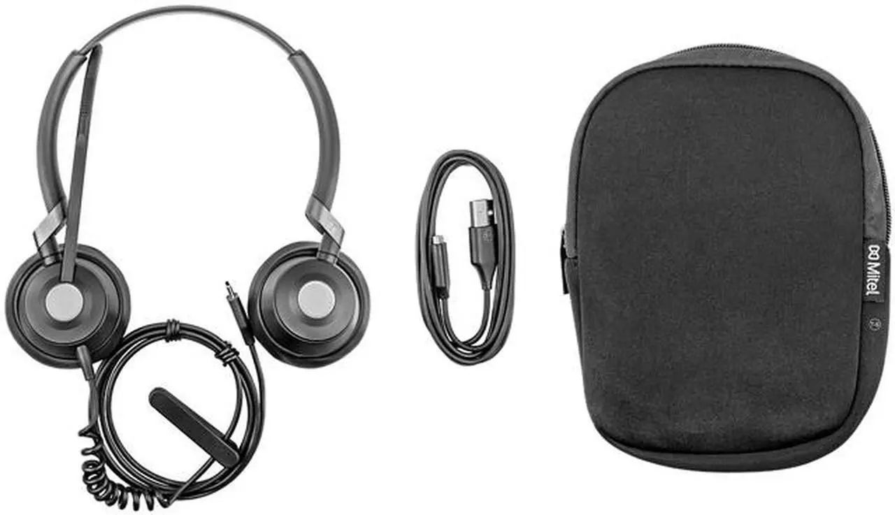 Mitel 51310037 H30 Stereo CC USB Headset - Newegg.com