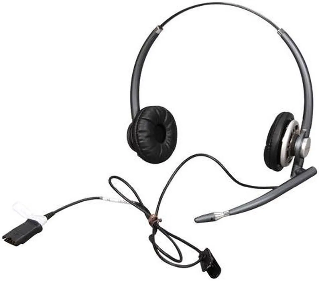 Open Box: Plantronics HW301N Apla-na Binaural Noise Canceling Wideband ...