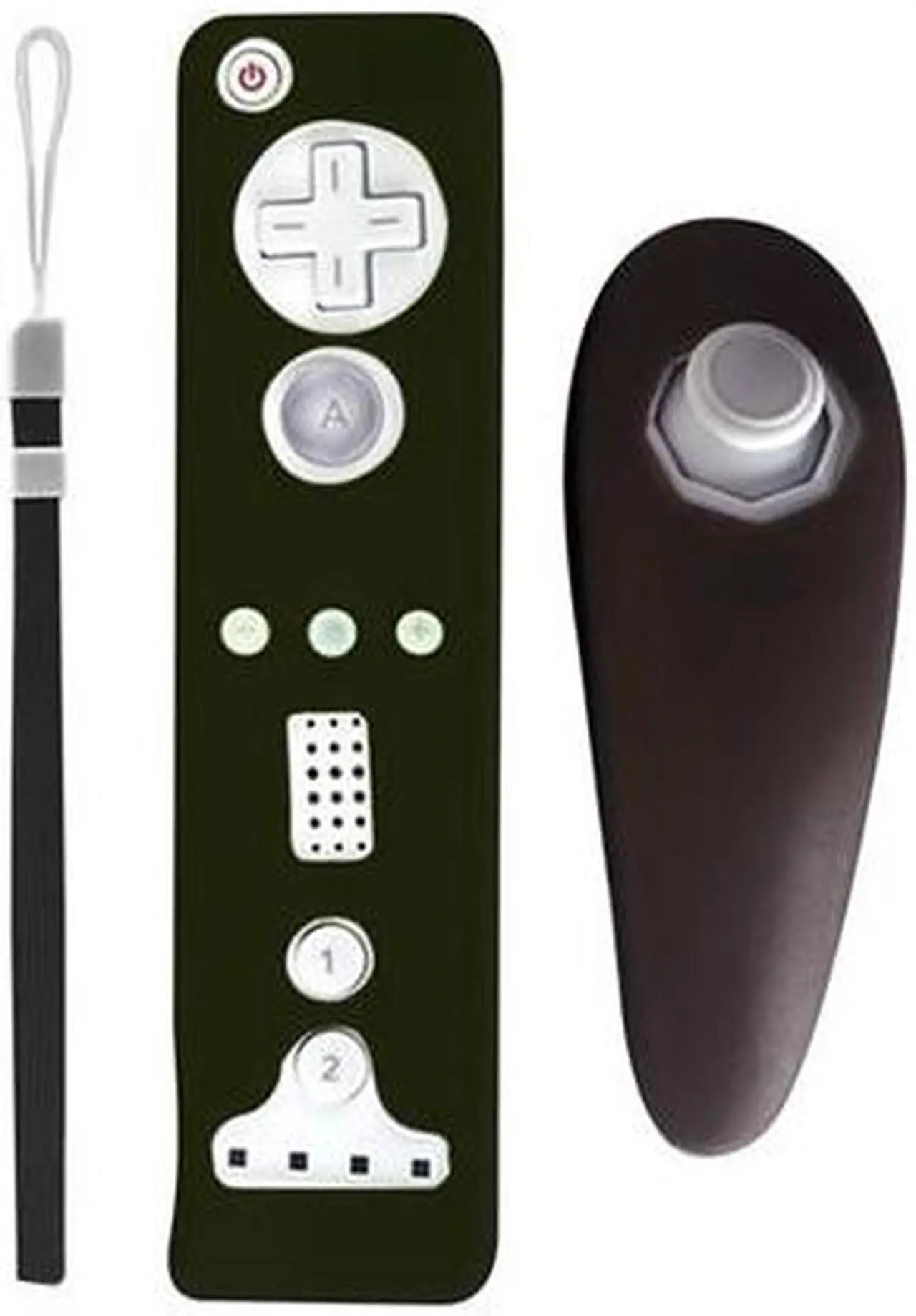 intec Black Remote & Nunchuk Skin - Newegg.com
