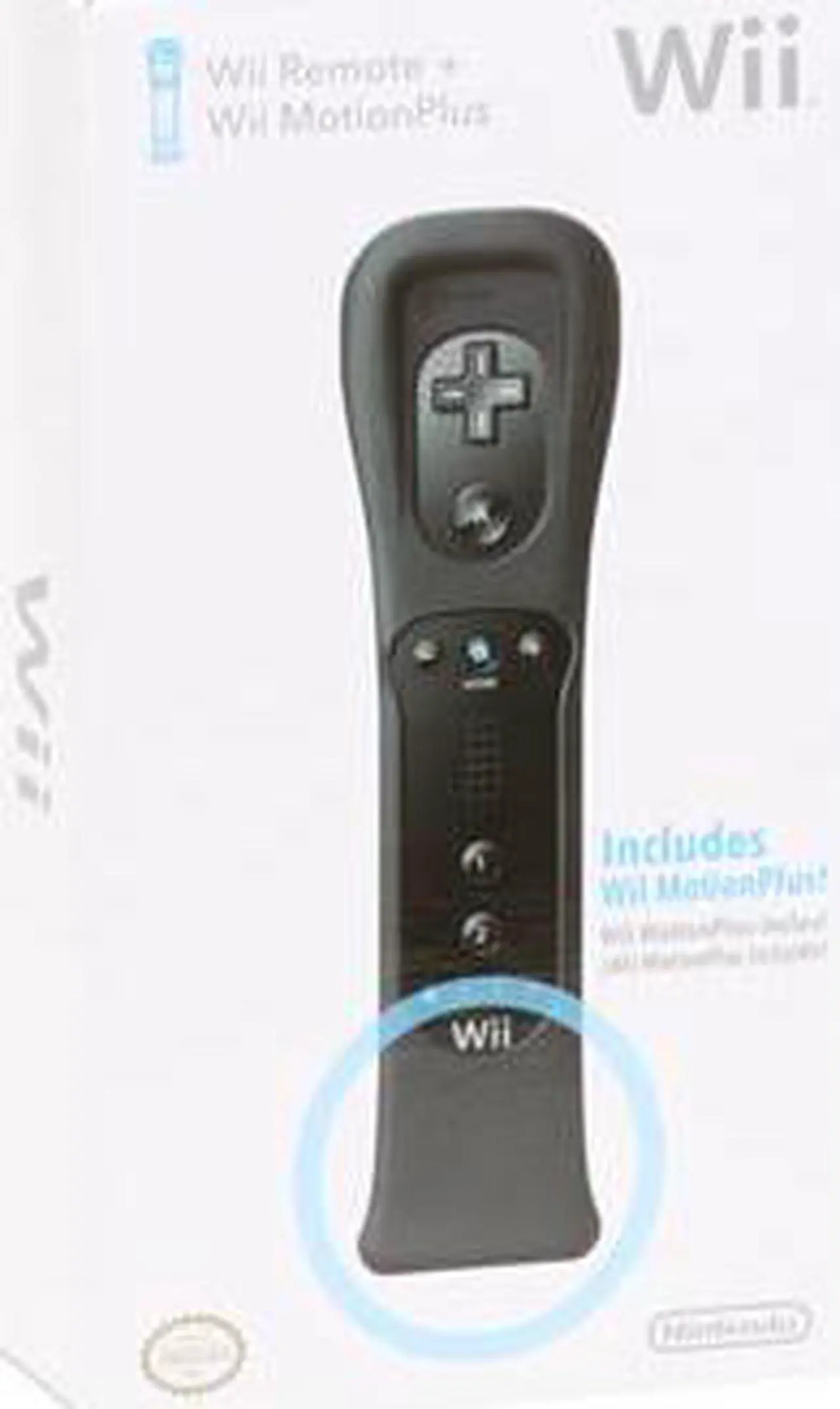 Nintendo Wii Remote w/Wii Motion Plus Black - Newegg.com