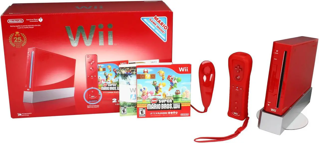 Nintendo Wii Bundle Red - Newegg.com