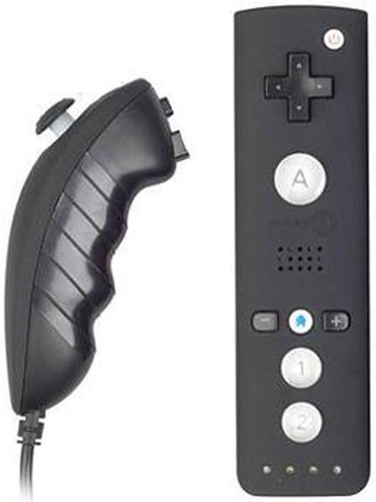 Power A Wii Mini Remote & Nunchuk - Black - Newegg.com