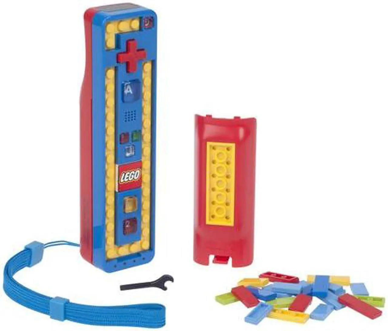 Power A Wii LEGO Play and Build Remote Blue/Red - Newegg.com