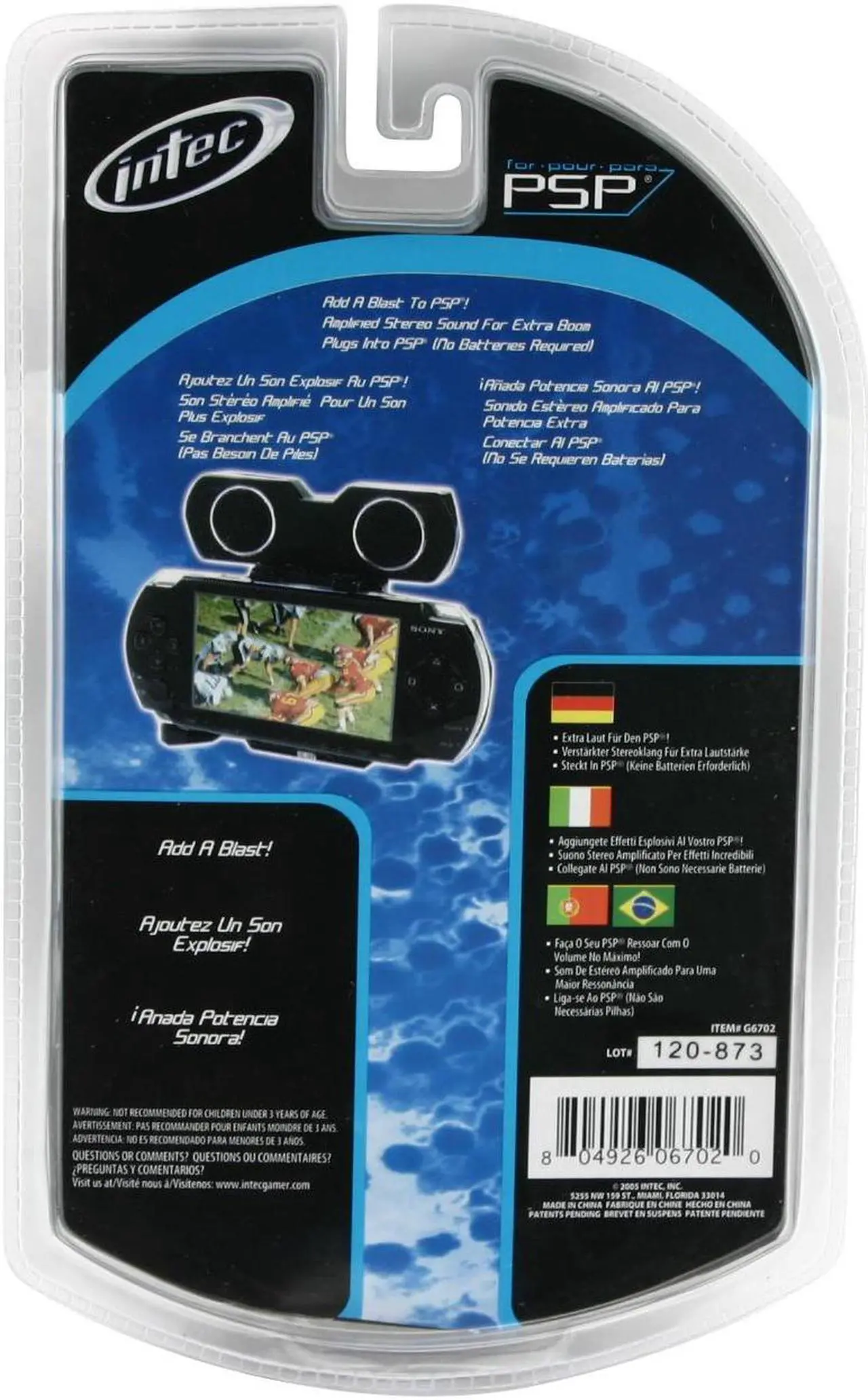 intec Portable Speakers with Cradle for PSP - Newegg.com