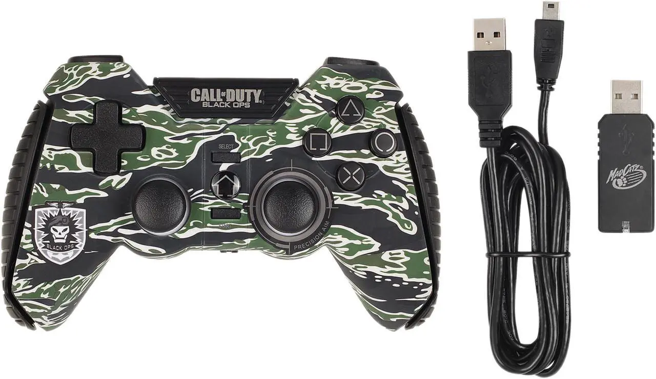 Mad Catz PS3 Call of Duty: Black Ops Wireless PrecisionAIM Controller ...