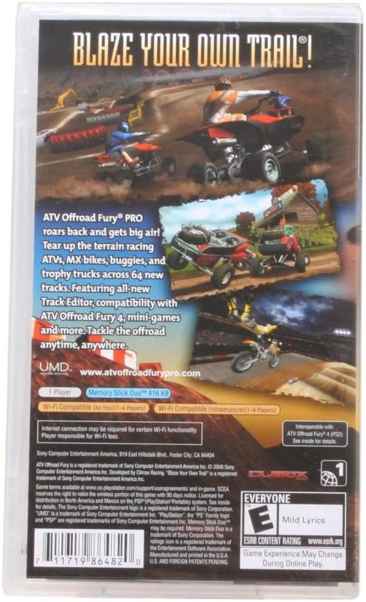 ATV Offroad Fury Pro PSP Game SONY - Newegg.com