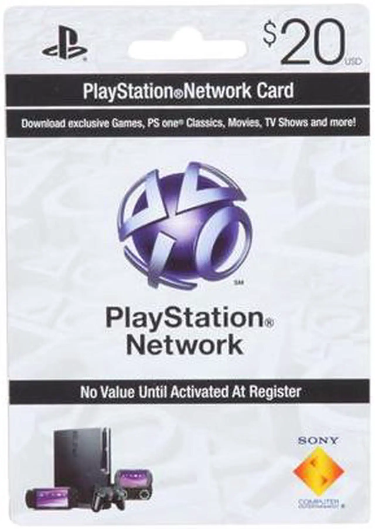 PlayStation PSN $20 Card - Newegg.com