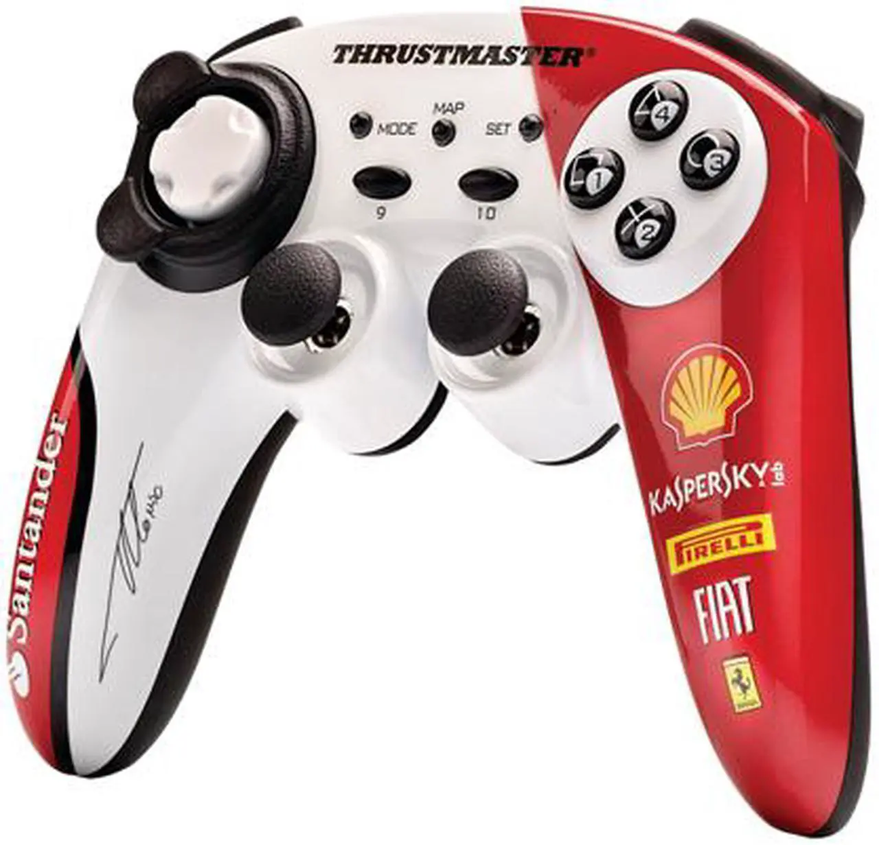 THRUSTMASTER PS3 F1 Wireless Gamepad Ferrari 150th Italia Alonso ...