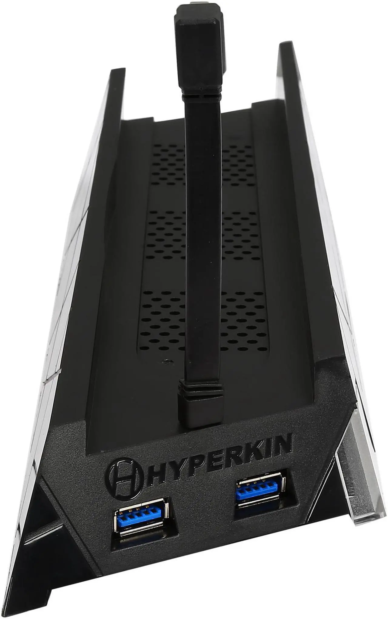 Hyperkin PS4 The Fort Vertical Cooling Stand with 4 Port USB 3.0 Hub ...