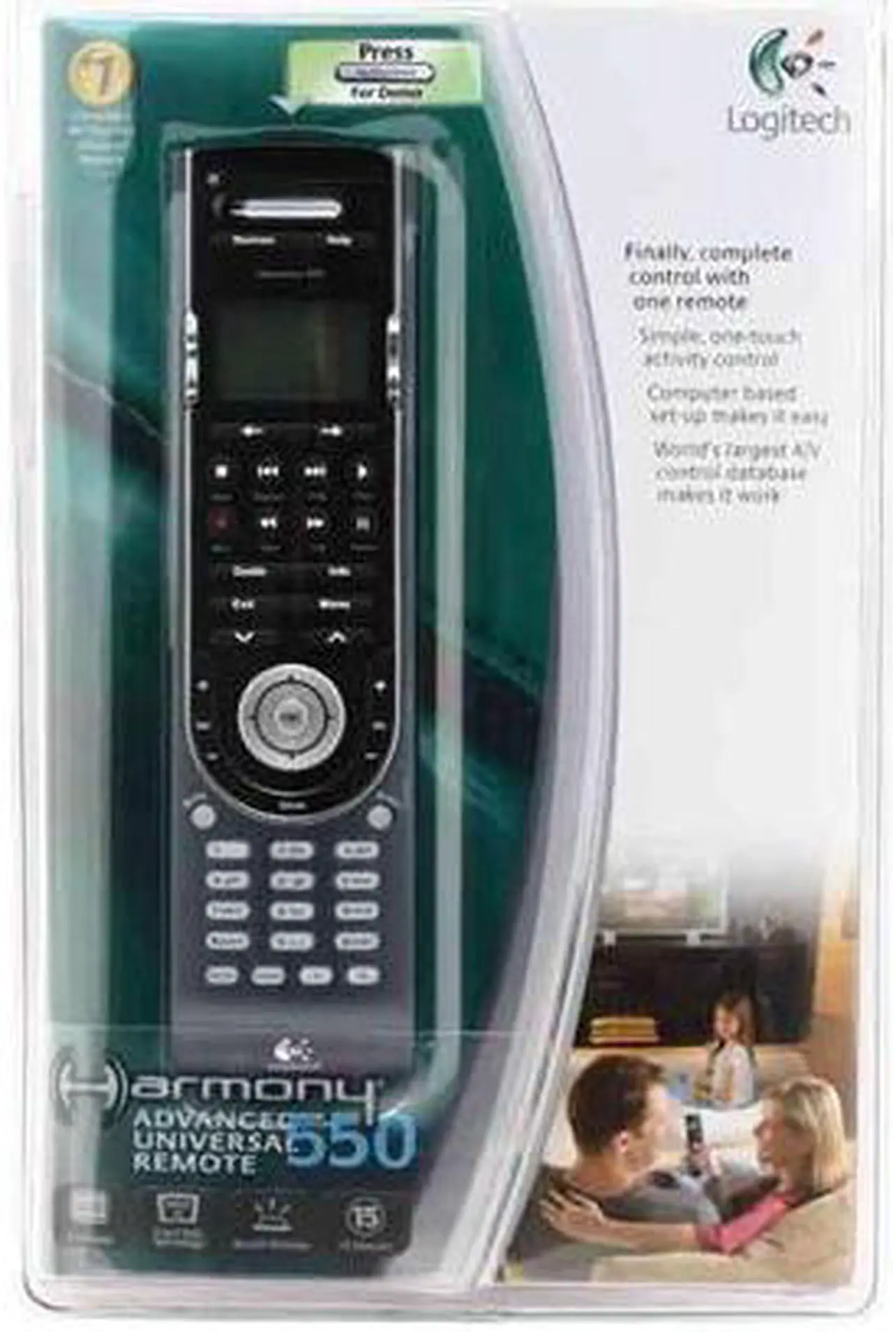 Logitech Harmony 550 Infrared Universal Advanced Remote Control ...