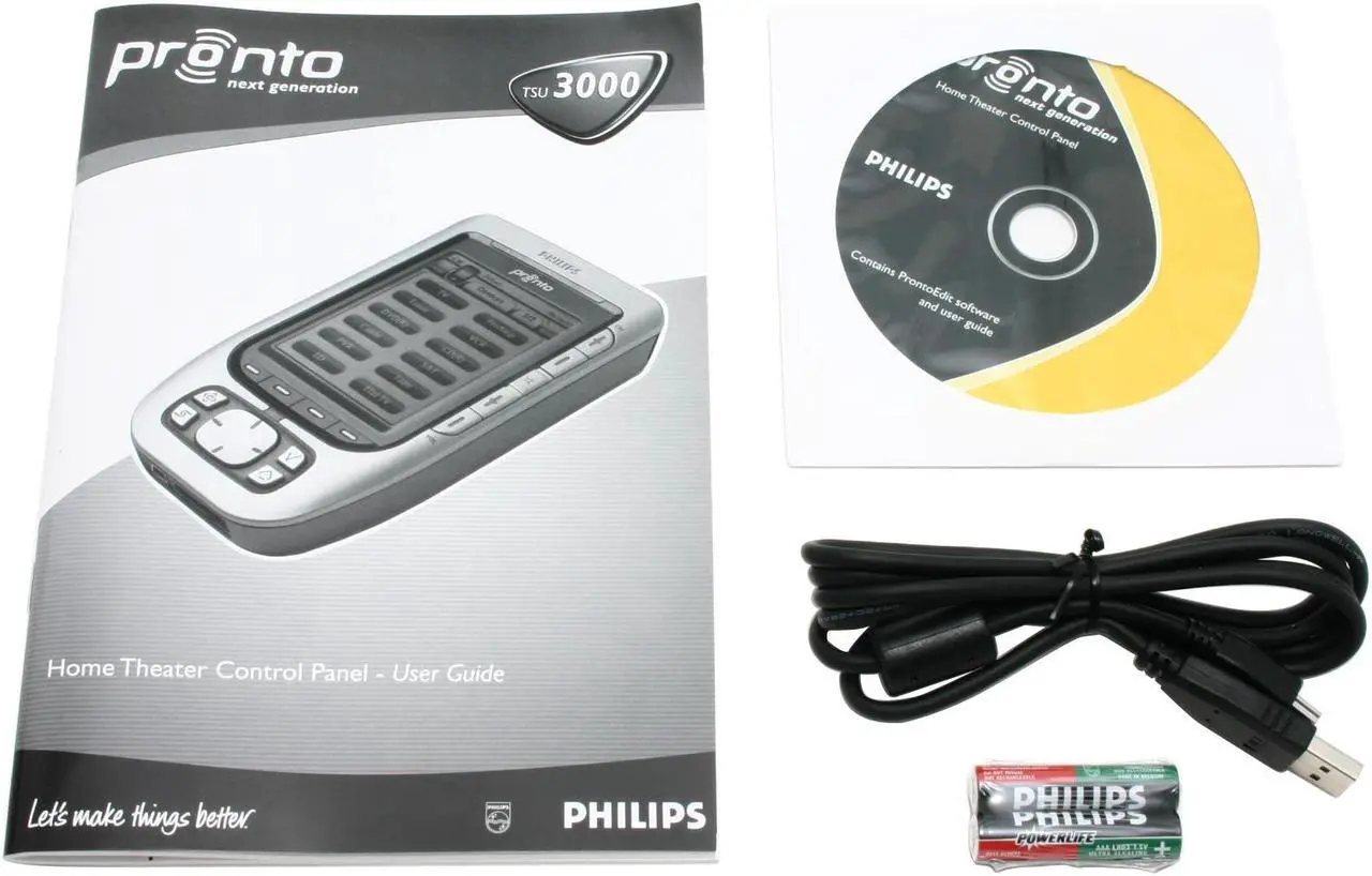 PHILIPS TSU3000/DS3000 Infrared / RF Universal Touch Screen Remote ...