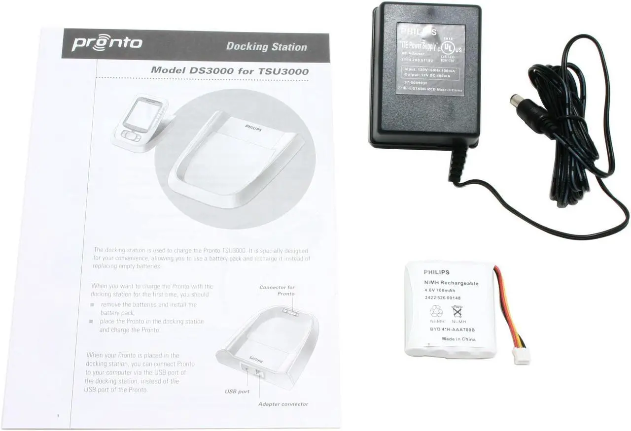 PHILIPS TSU3000/DS3000 Infrared / RF Universal Touch Screen Remote ...