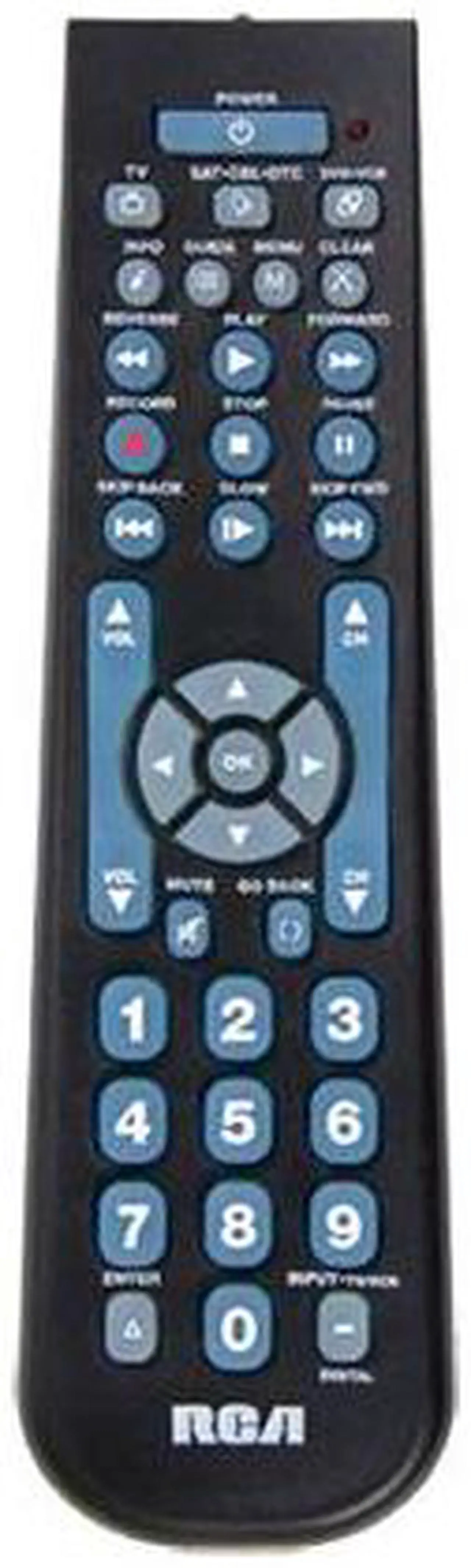 RCA RCR3283N Infrared Universal 3 Device Remote with Contemporary Thin ...