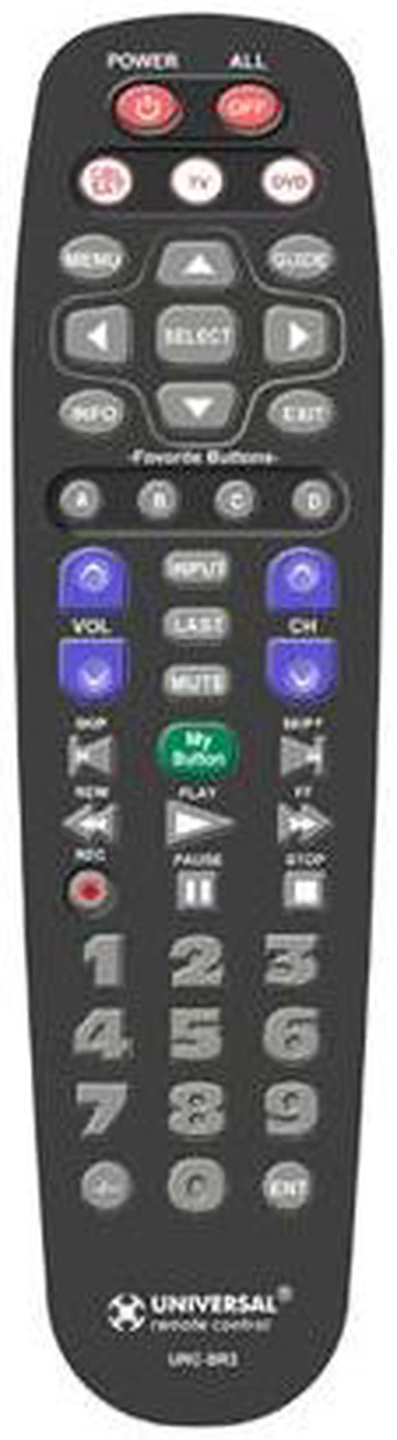 URC SR3 Infrared Remote Control - Newegg.com