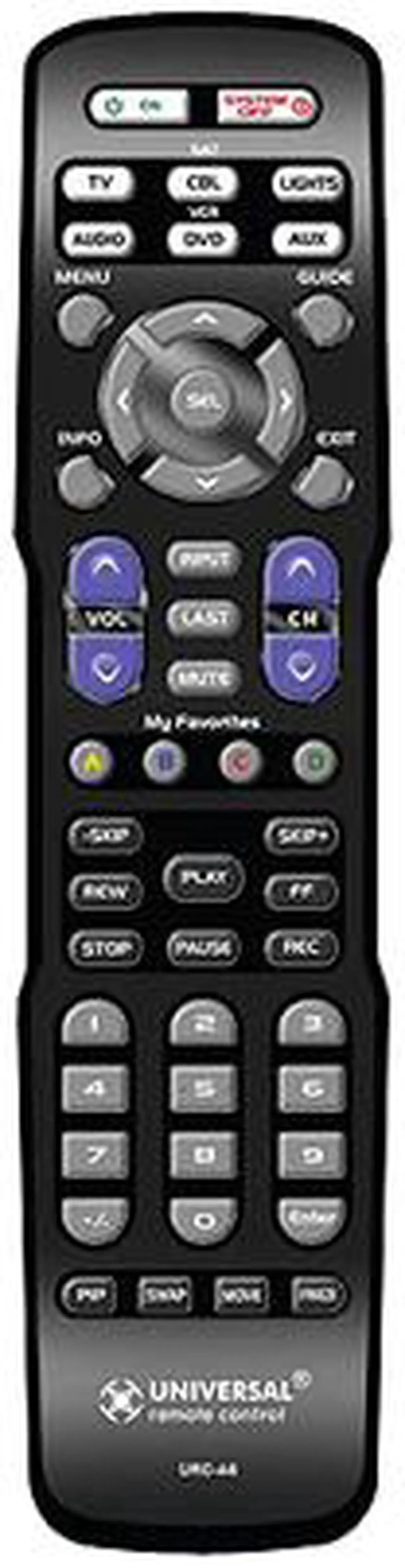 URC A6 Infrared Universal Remote Control - Newegg.com