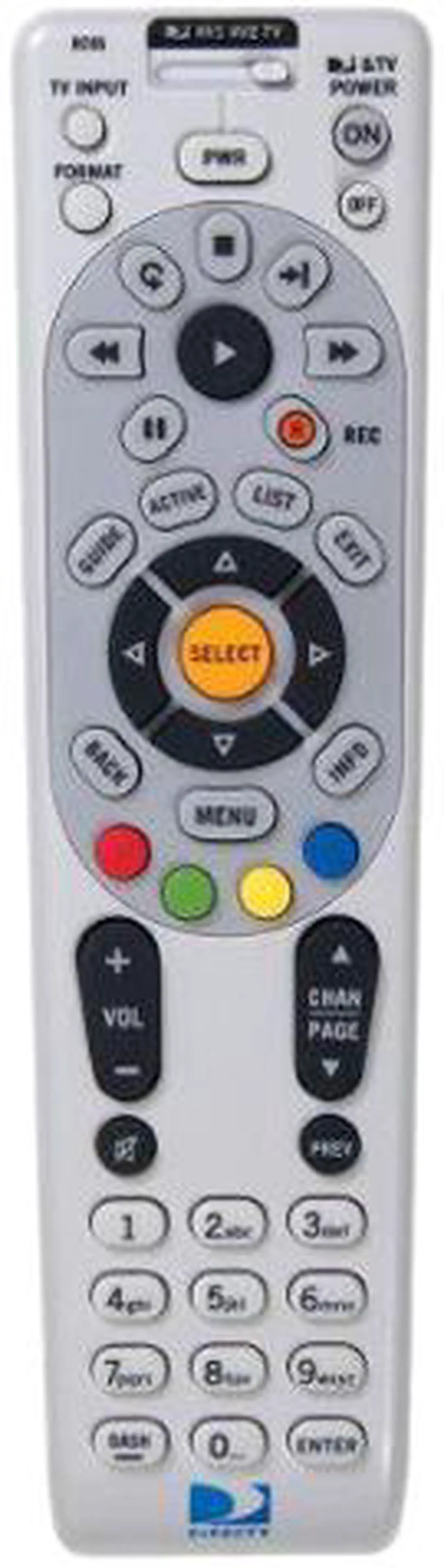 DIRECTV RC65XMP Infrared Universal IR Remote Control for H25 and H24 ...
