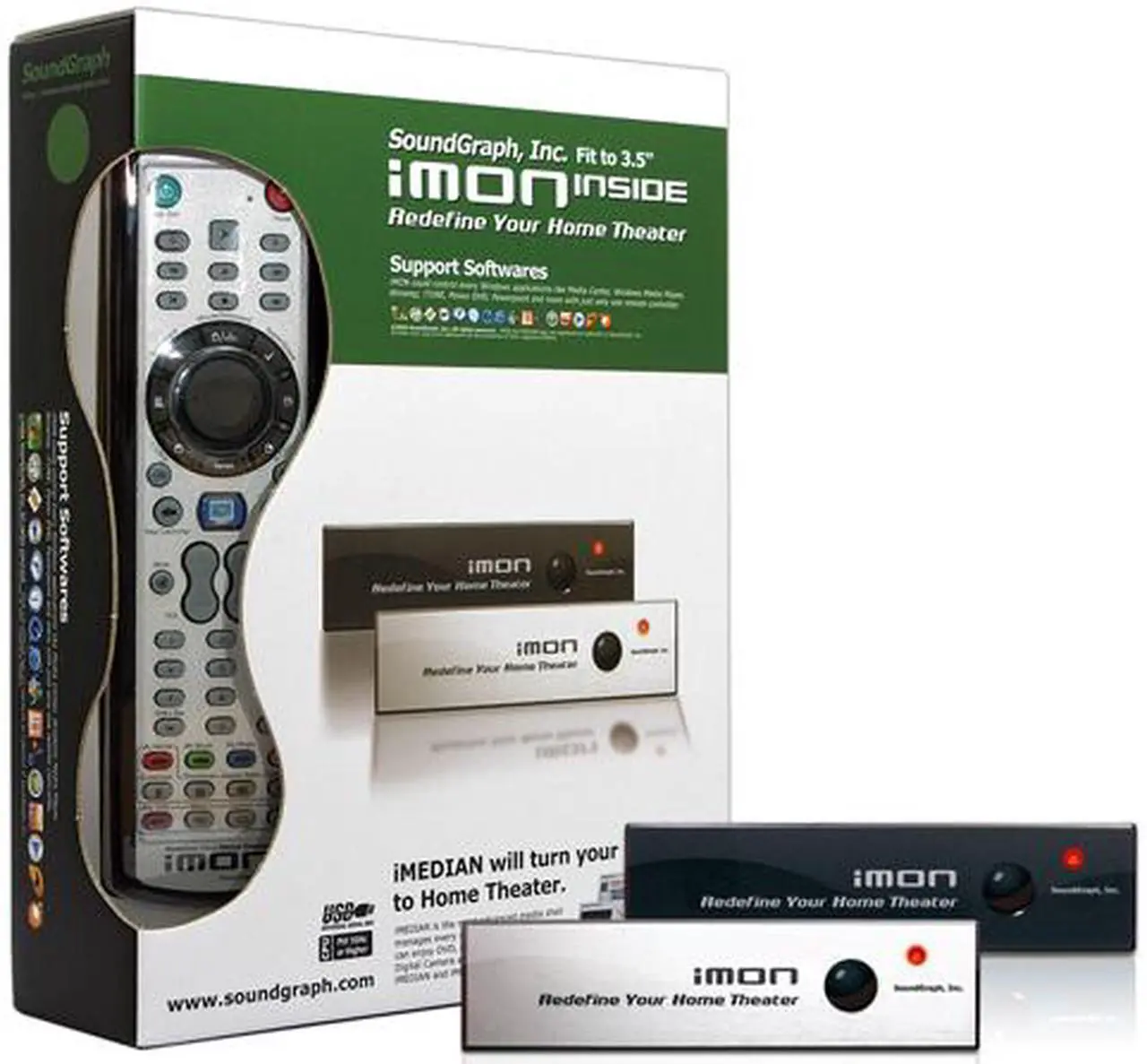 soundgraph iMON Inside-B Internal Type IR Receiver & Remote Control ...