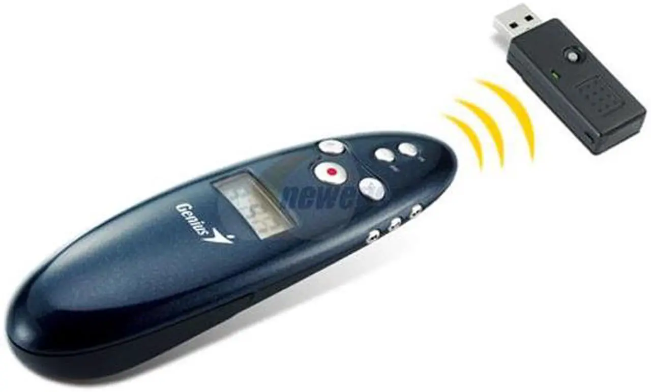 Genius 31090002101 RF PC / MAC Media Pointer / Presenter - Newegg.com