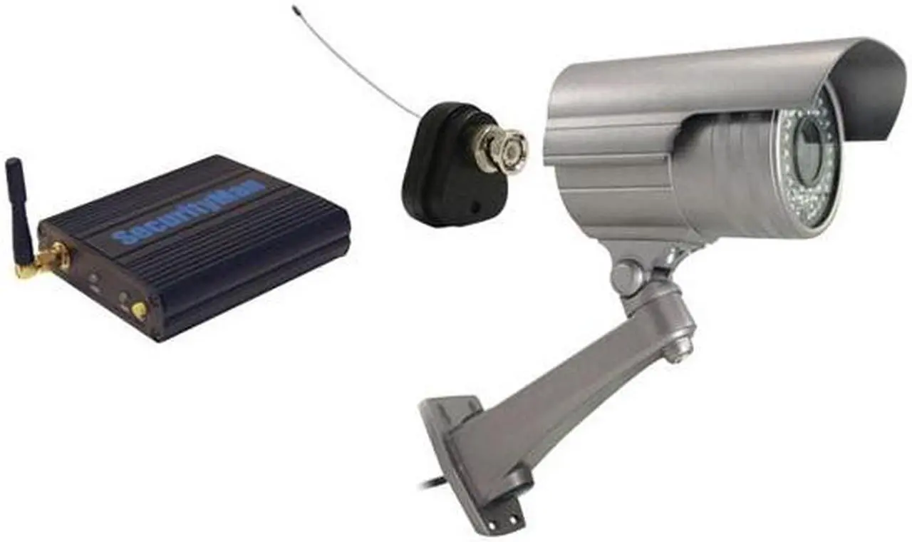 SecurityMan SUPERWATCH Weatherproof Color Camera Wireless or Wired ...