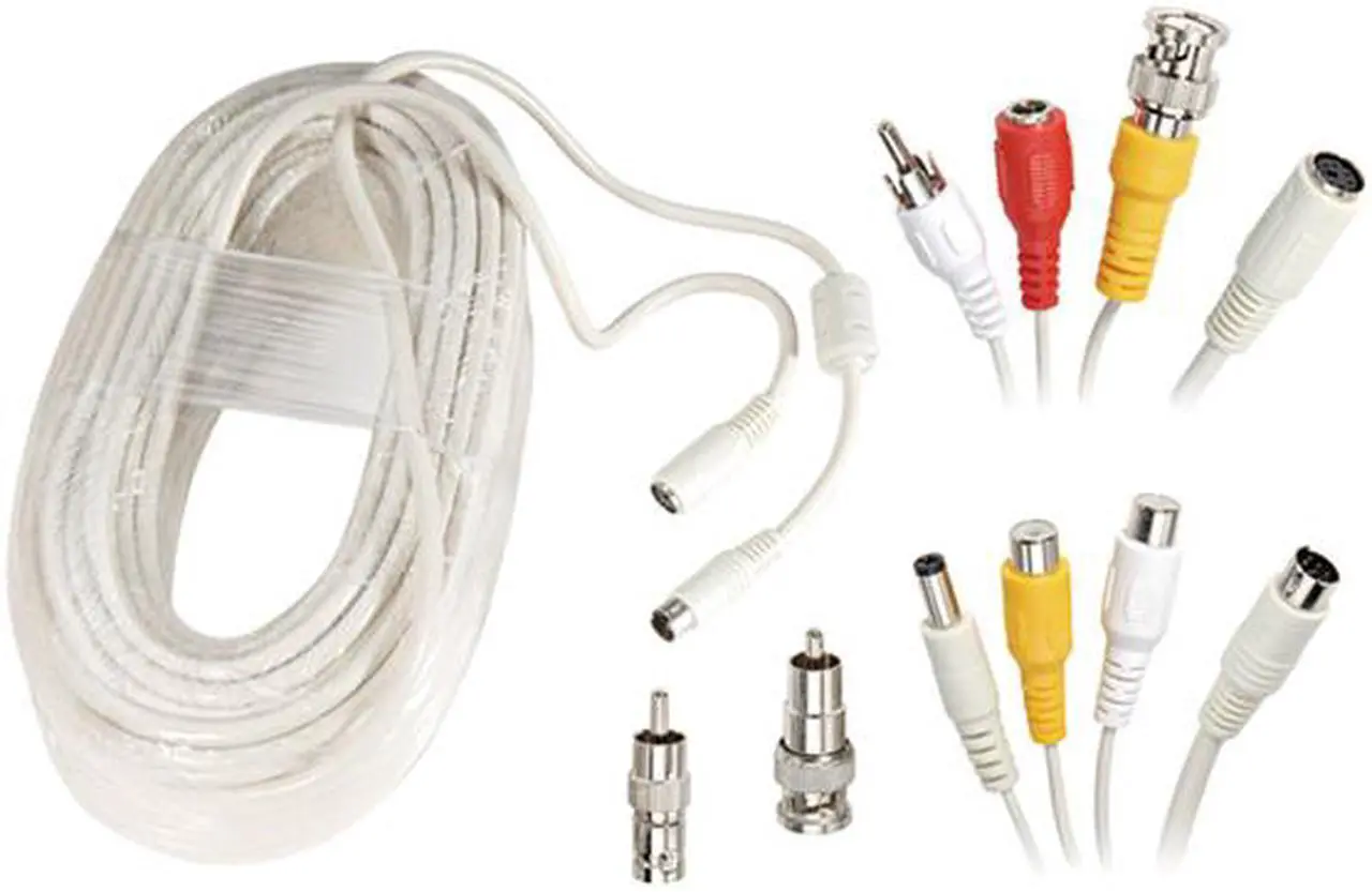 LOREX CVA6960-100 100-ft Universal Surveillance Camera Extension Cable ...