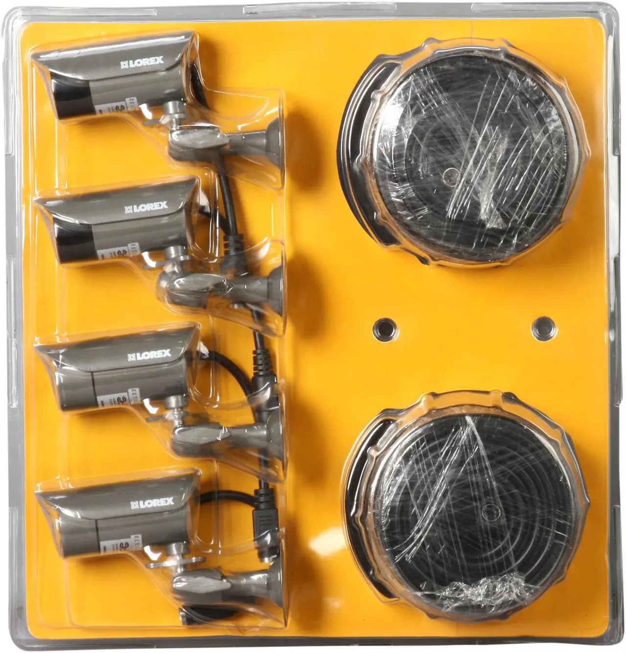 Lorex SHS-4QM22 Quad Surveillance System with 4 CCD Indoor/Outdoor ...