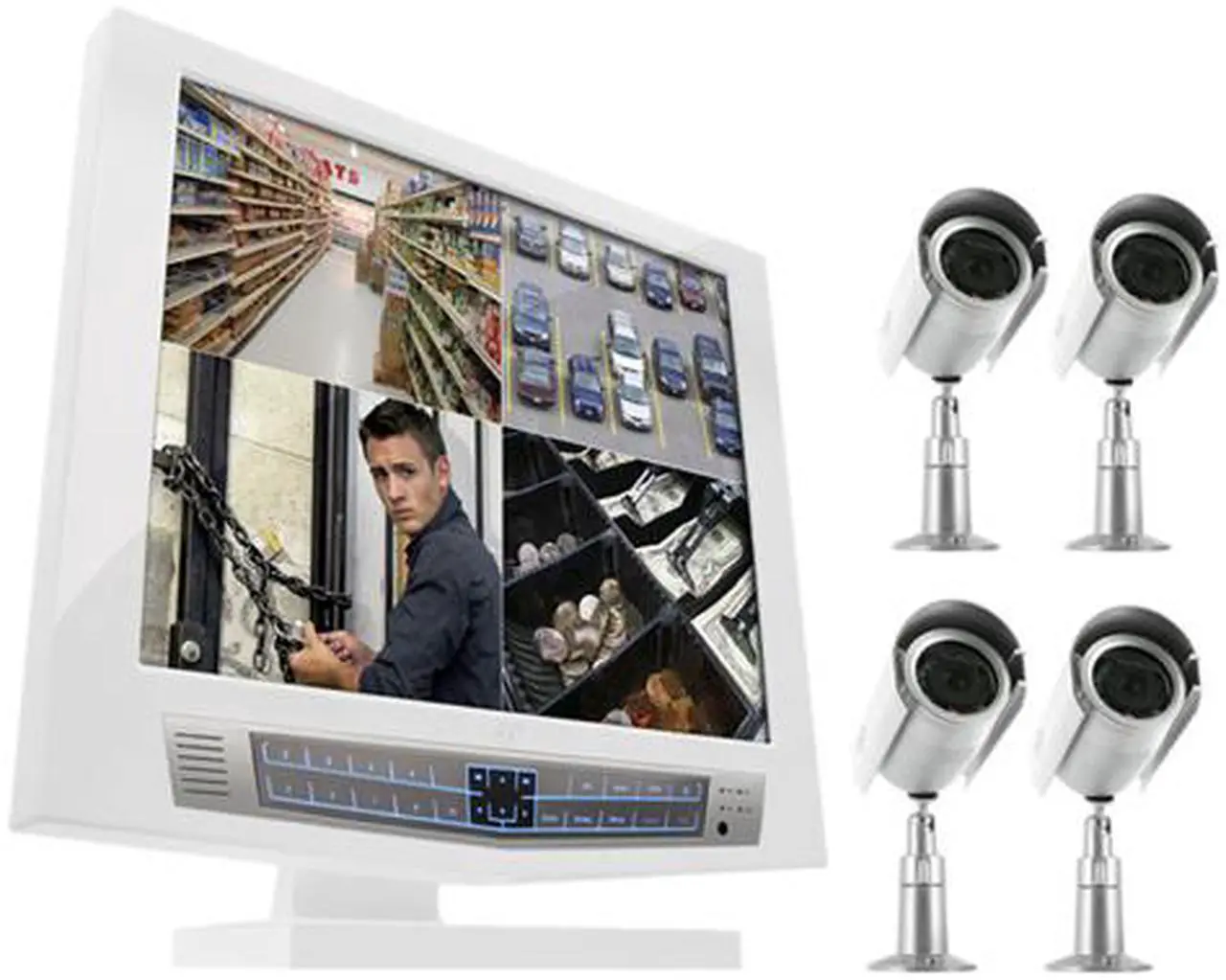 SVAT CLEARVU10 Ultra Slim Web Ready 8 Channel DVR Security System with ...