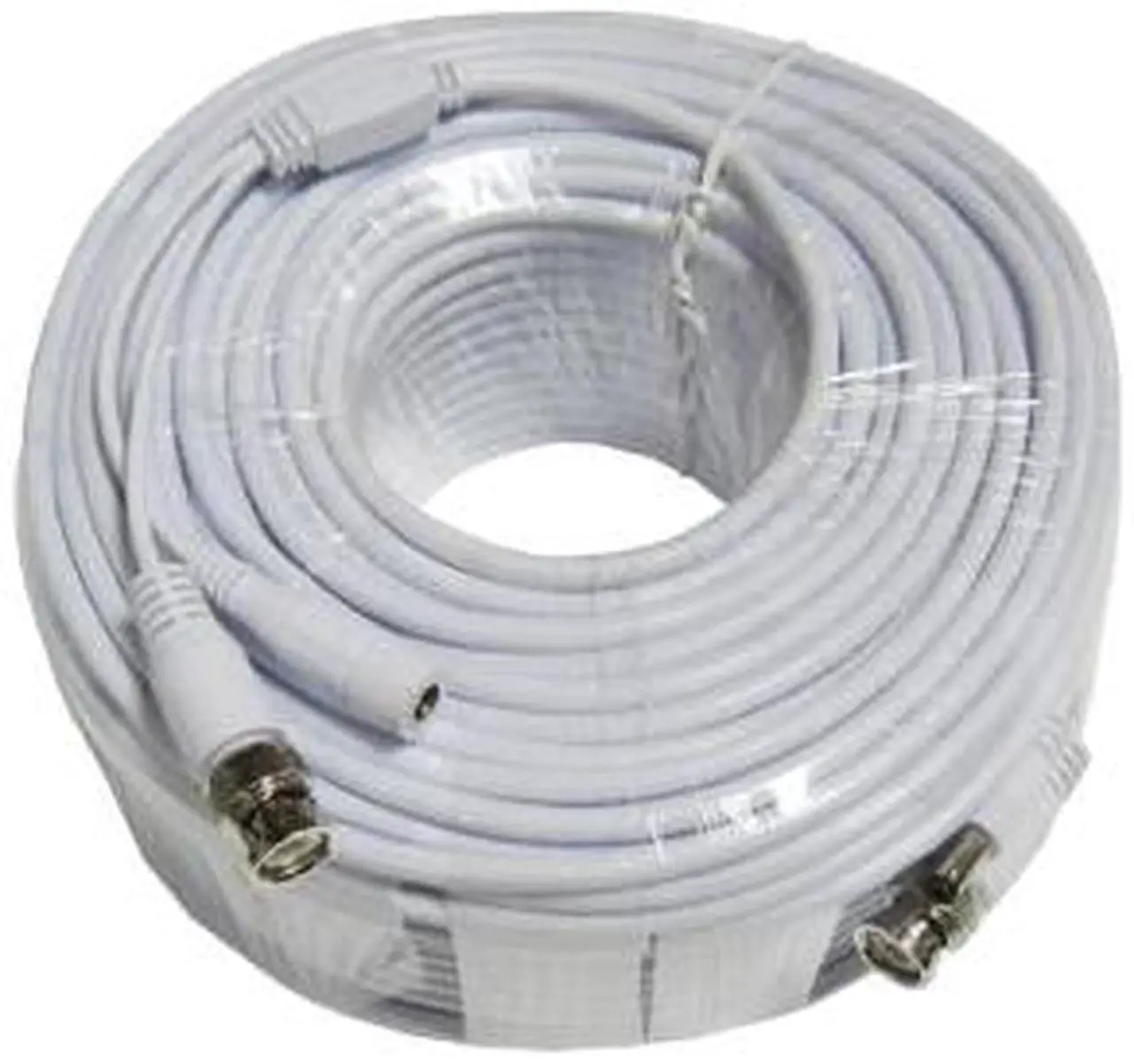 Q-See Shielded Video & Power 200 Feet RG59 BNC Male Cable with 2 Female ...