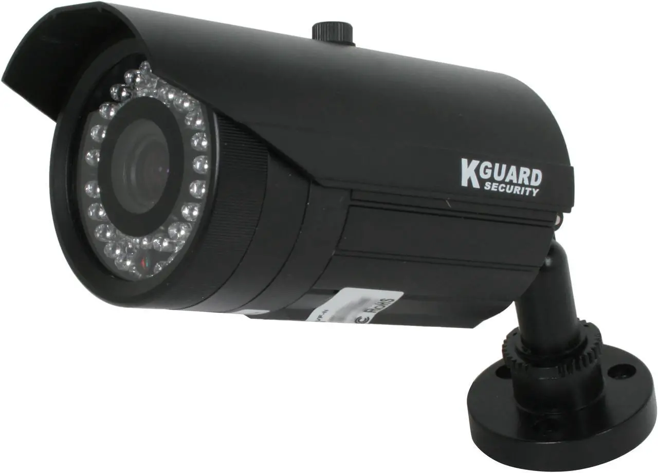 Kguard Anti-Cut Vandal Proof Camera, 540 TVL, 42 IR LED, 131ft IR ...