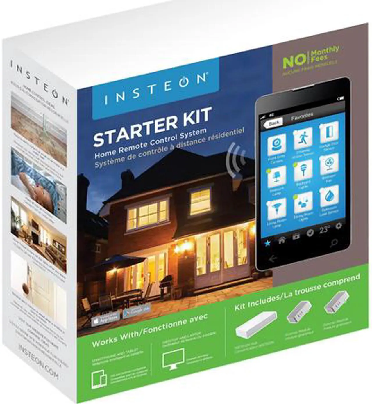 INSTEON 2244-224 Home Automation Starter Kit - Includes Hub & 2 Plug-in ...